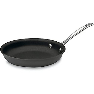 Cuisinart 66-10 Chef's Classic Nonstick Hard-Anodized 10-Piece Cookware Set Bundle with Cuisinart Advantage 12-Piece Gray Knife Set with Blade Guards and Deco Essentials 3 Slot Manual Knife Sharpener