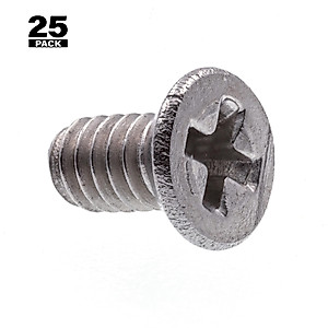 Prime-Line 9000111 Machine Screws, Flat Head, Phillips Drive, #0-80 X 1/8 In., Grade 18-8 (25 Pack)