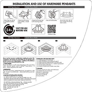 Mihom Triangle Corner Shower Caddies , 304 Stainless Steel 1 Tie Shower Basket Organizer Rack for Washroom, Toilet, Dorm, Kitchen,Bathroom Corner Shelf Brushed