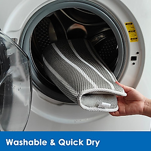 AEROiVi Office Chair Cushion, Non-Slip Car Seat Cushion with 3D Airmesh Pad Easy to Wash Breathable for Long Sitting for Relief and Comfort Square