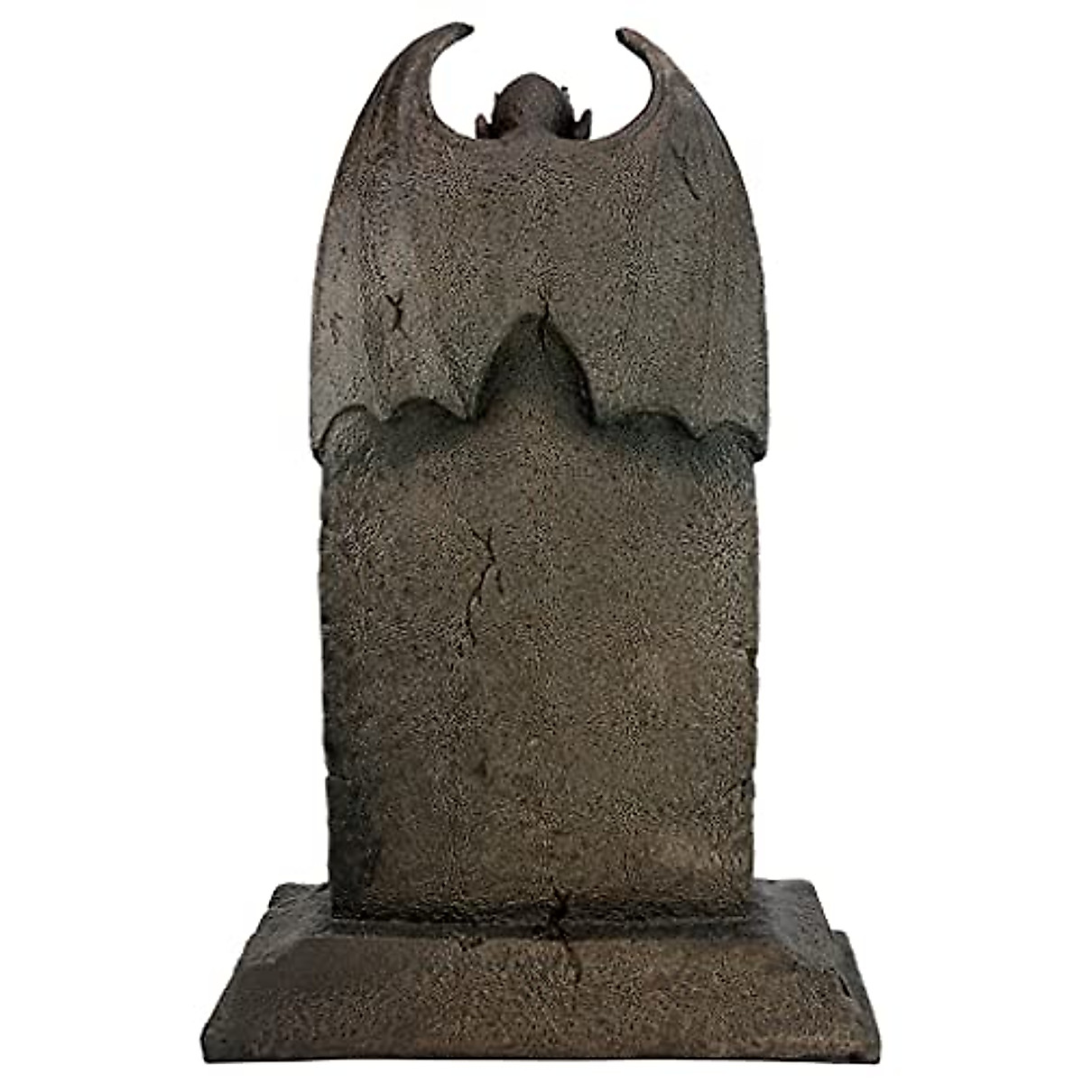Design Toscano DB160282 The Vampire Demon Halloween Tombstone Gothic Decor Garden Graveyard Statue, 22 Inch, Greystone