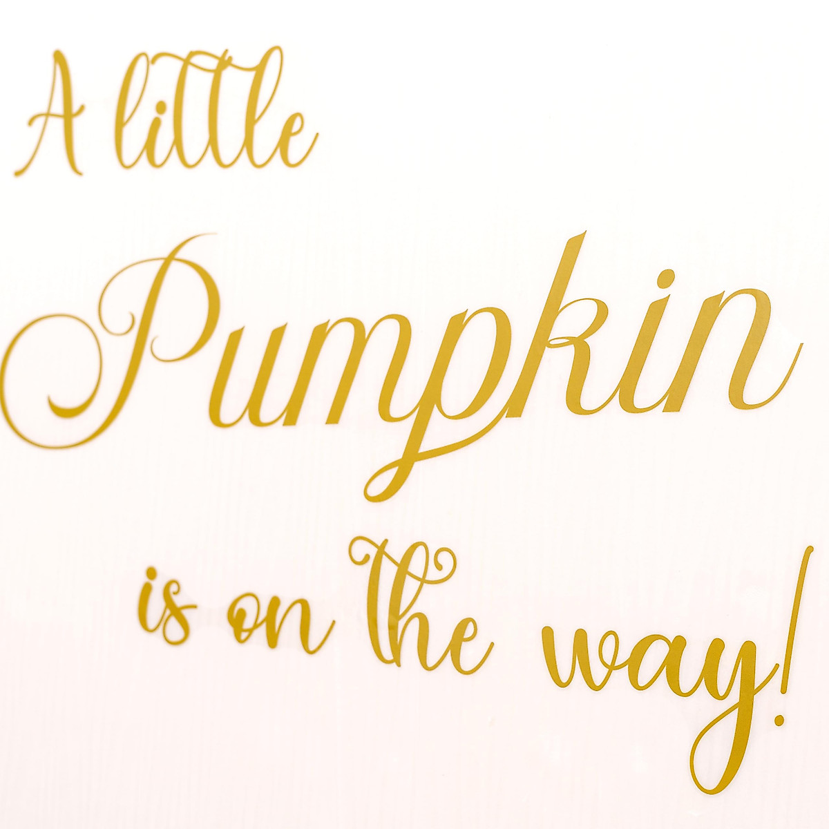 Gostman A Little Pumpkin is On The Way Balloon Arch Decal - Halloween Baby Shower Decorations,Thanksgiving Day Party Decor,Pumpkin Themed Party Supplies (Pumpkin Decal)