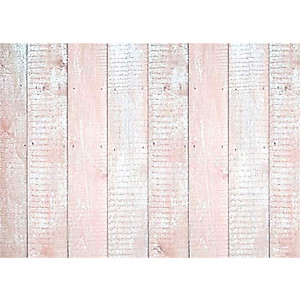 BELECO 7x5ft Fabric Wood Backdrop Light Pink Colored Wood Planks Texture Photography Backdrop for Birthday Party Baby Shower Boy Girl Product Photoshoot Pets Photo Background Props