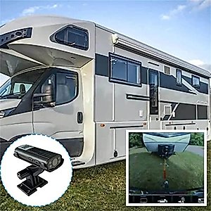 Rvshield Wide Angle Reverse Hitch Guide, Rvstrailer Wireless Backup & Hitch Camera, Wireless Back Up Camera Systems for Cargo Van, Magnetic Trailer Hitch Backup Rear/Front View Camera (1pcs)