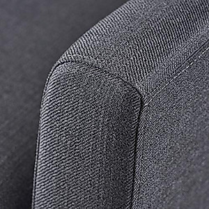 Christopher Knight Home Sienna Mid-Century Modern Fabric Club Chair, Dark Grey