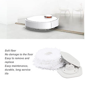 TOPINCN Mop Cloths for Dreame Bot W10 W10 Pro Vacuum Cleaner, Replacement Parts Pads Mop Pads Replacement with Holder