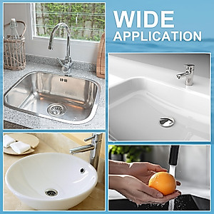 uxcell 8Pcs 16.5mm Cache Faucet Aerator with 2Pcs Removal Wrench Tool, Faucet Replacement Parts, Water Saving Flow Restrictor Set Replacement Parts for Kitchen Bathroom Sink