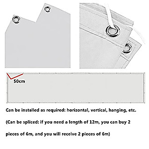 QIAOH Balcony Privacy Screen Cover 3.6'x9.9', Fits Apartment Railings, Patio Decking, Privacy Screen for Balcony Apartment, Fence Privacy Screen, Sun Protection, Heat Insulation