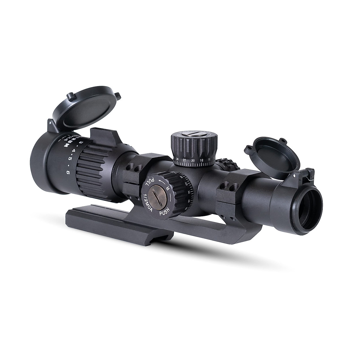 Monstrum Spectre 1-6x24 LPVO Rifle Scope | Black