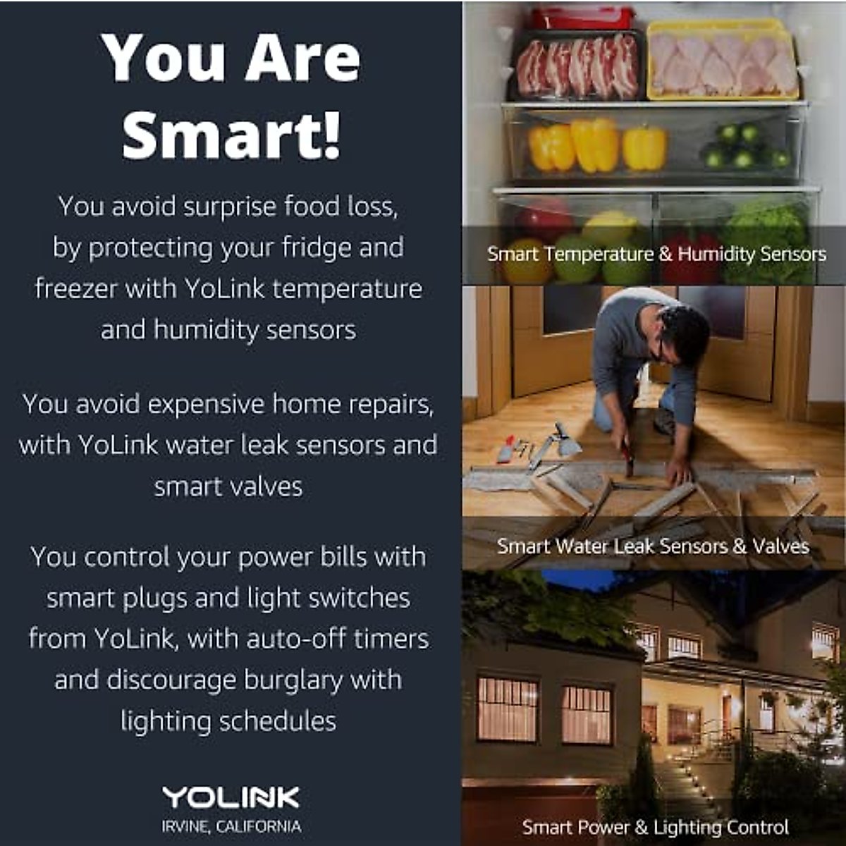 Smart Power Strip, YoLink 1/4 Mile World's Longest Range Power Strip Compatible with Alexa Google IFTTT, Surge Protector Plugs 4 USB Charging Ports + 4 AC Plugs for Multi Outlets - YoLink Hub Required