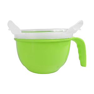 Black Duck Brand Set of 4 Soup Mugs 28 Ounce Heat Soup In the Microwave and Take it on the Go! Perfect for Work School and Meal Preparation (4, Multi)