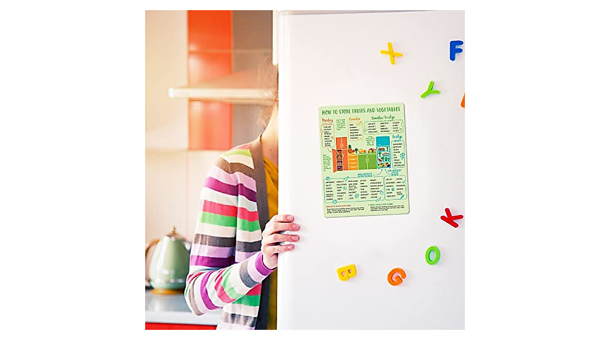 Levain & Co Produce Storage Magnet - Keep Fruits & Vegetables Fresh
