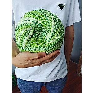 DDL&HEXI Feather Yarn,Velvet,Multi-Color 3 skeins of 100g (3.53oz*3=10.5oz)-Polyester-(96 * 3=290 Yards) (05)