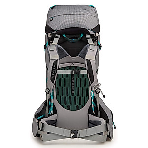 Osprey Ariel Pro 65 Women's Backpacking Backpack, Voyager Grey, X-Small