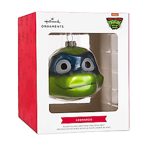 Hallmark Teenage Mutant Ninja Turtles: Mutant Mayhem Raphael Christmas Ornament, Blown Glass