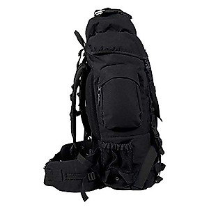 TETON 65L Explorer Internal Frame Backpack for Hiking, Camping, Backpacking, Rain Cover Included, Onyx