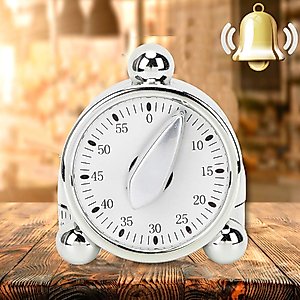 Mechanical Timer Cooking Reminder Precise Alarm Clocks for Kitchen Hairdressing and Beauty Salon