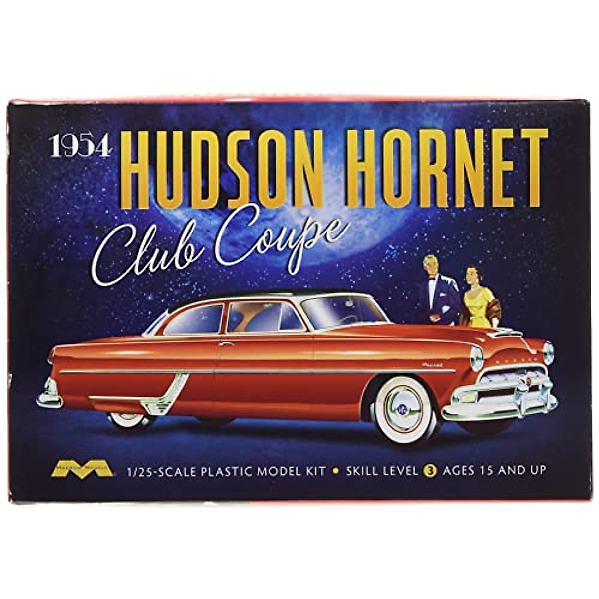 1954 Hudson Hornet Club Coupe 1:25 Scale Model Kit