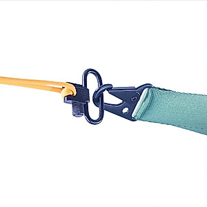 Paracord Planet Metal Sling Clips with Black Finish – Attach to Bags, Belts, and Hooks – 2 Pack