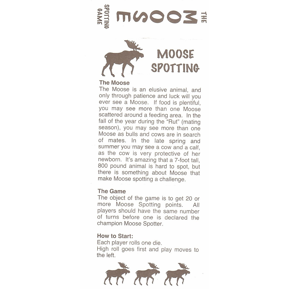 Koplow Games Moose Dice Game