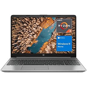 HP Essential 255 G9 Laptop, 15.6" FHD Screen, AMD Ryzen 3 5425U, 32GB RAM, 1TB SSD, Webcam, HDMI, Wi-Fi, Windows 11 Home, Dark Ash Silver