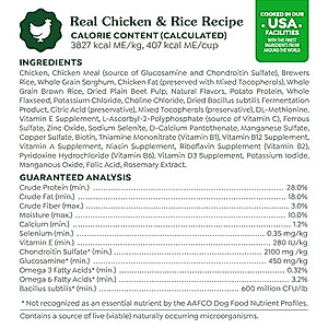 Greenies Smart Essentials Small Breed Adult High Protein Dry Dog Food Real Chicken & Rice Recipe, 13.5 lb. Bag