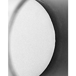 QWORK 500ml Filtering Buchner Funnel Medium Frit (G2) Lab Glassware with Standard 24/40 Joint and Vacuum Serrated Tubulation, 94mm I.D, 100mm Depth