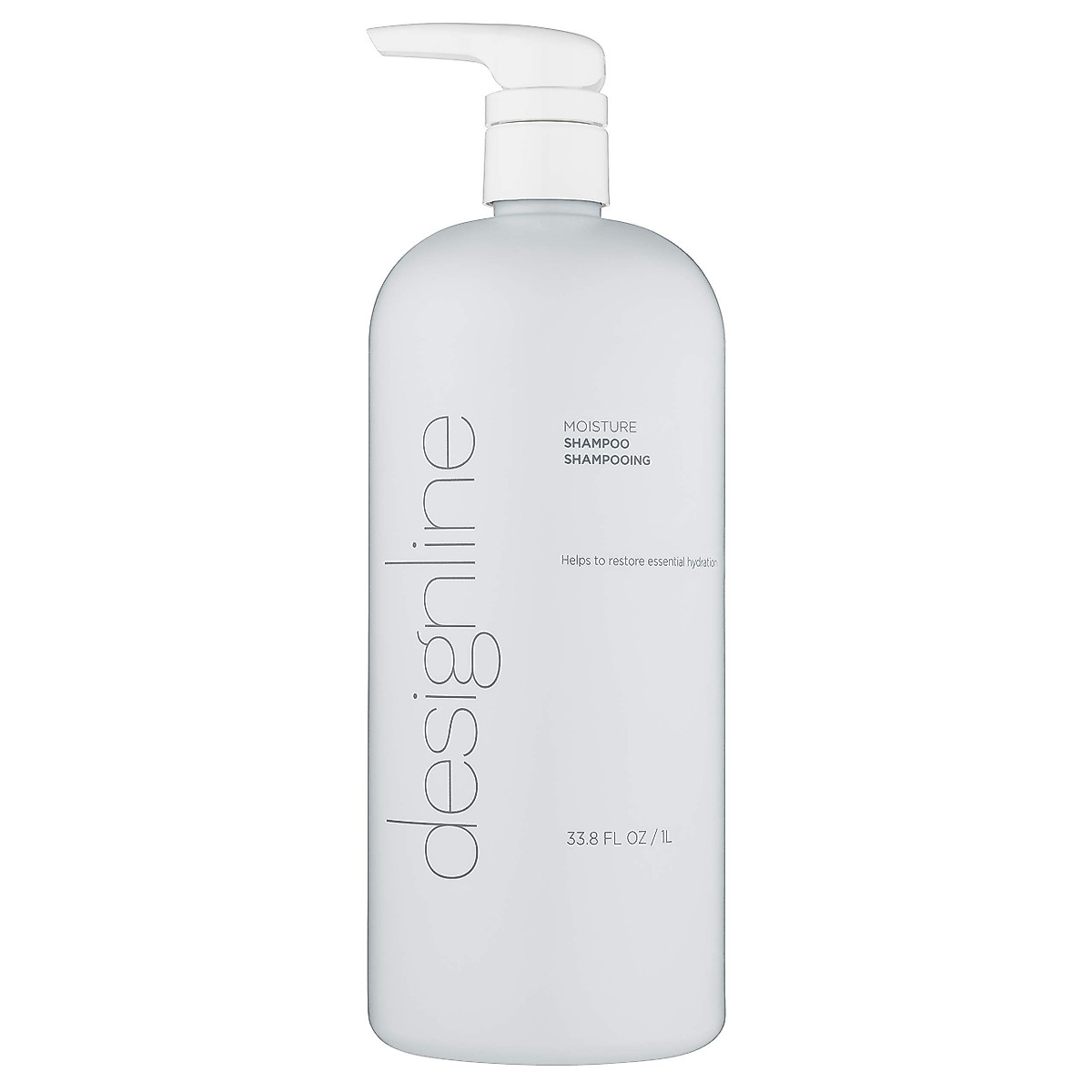 DESIGNLINE Moisture Shampoo, 33.8 oz - Regis Sulfate Free Formula Gently Moisturizes and Cleanses Hair to Keep Hair Color Safe and Healthy (33.8 oz)