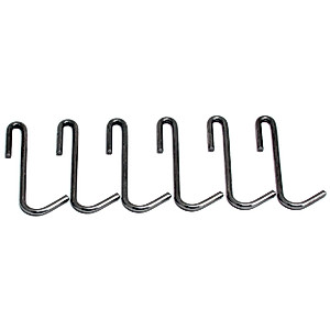 Enclume Essentials Pot Hook, Set of 6, Use with Pot Racks, Hammered Steel