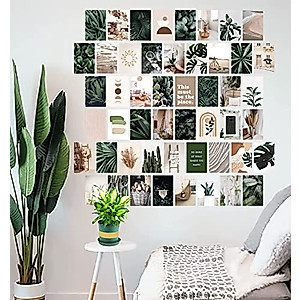 Neutral Wall Collage Kit for Aesthetic Pictures,XFF Cute Photo Bedroom Decorations for Teen Girls,Wall Collage Kit,Aesthetic Posters,Room Decor,Photo Wall,Art,Christmas Gifts(50 pcs 4x6 inch)