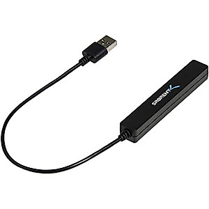 SABRENT 4 Port Portable USB 2.0 Hub (9.5" Cable) for Ultra Book, MacBook Air, Windows 8 Tablet PC (HB-MCRM)
