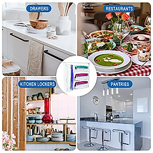 Locisne Acrylic Ziplock Bag Storage Organizer, Baggie Organizer Dispenser for Kitchen Drawer and Wall Mount with Lid