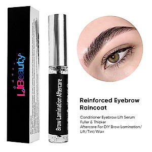 Libeauty Mini Eyebrow Lamination Kit,Long-lasting Fuller Brow Volume,Apply to DIY Eyebrow Perming at Home or Professional Salon with Eyebrows Raincoat Care Solution