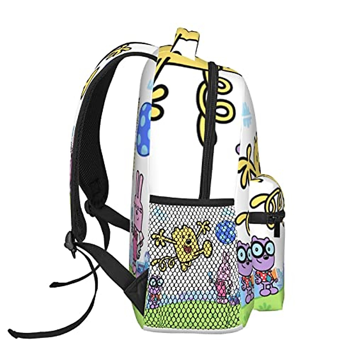 KOVOS Wow! Wow! Anime Wubbzy! Laptop Bag Cartoon Backpack Casual Travel Backpacks Daypack For Men Women