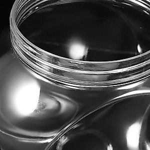 TOVINANNA 3pcs Candy Holder with Lid Small Storage Container Clear Candy Can Household Snack Holders Party Cookie Holder Small Holders Candy Container Storage Holder The Pet With Cover Jar