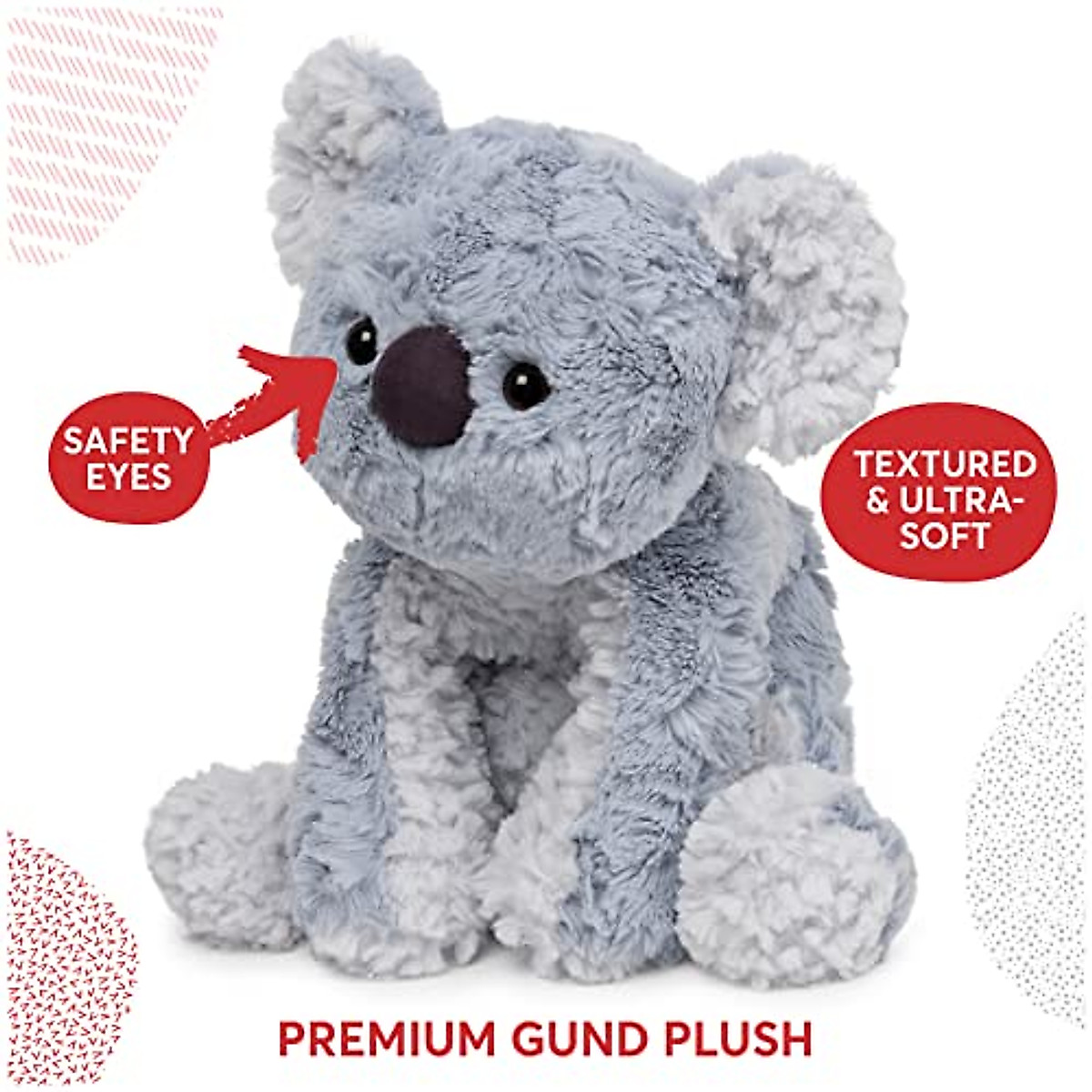 GUND Cozys Collection Koala Plush Stuffed Animal for Ages 1 and Up, Gray/White, 10"