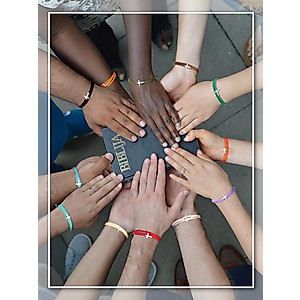 Yinkin 12 Pcs Cross Bracelet for Women and Men Cross Adjustable Nylon Rope Christian Handmade Braided Bracelet for Teens Handmade Christian Jewelry Wish Bulk Cross Bracelets(Multicolor)