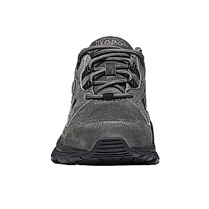 Propét Women Stability Walker Sneaker, Pewter Suede, 10 X-Wide