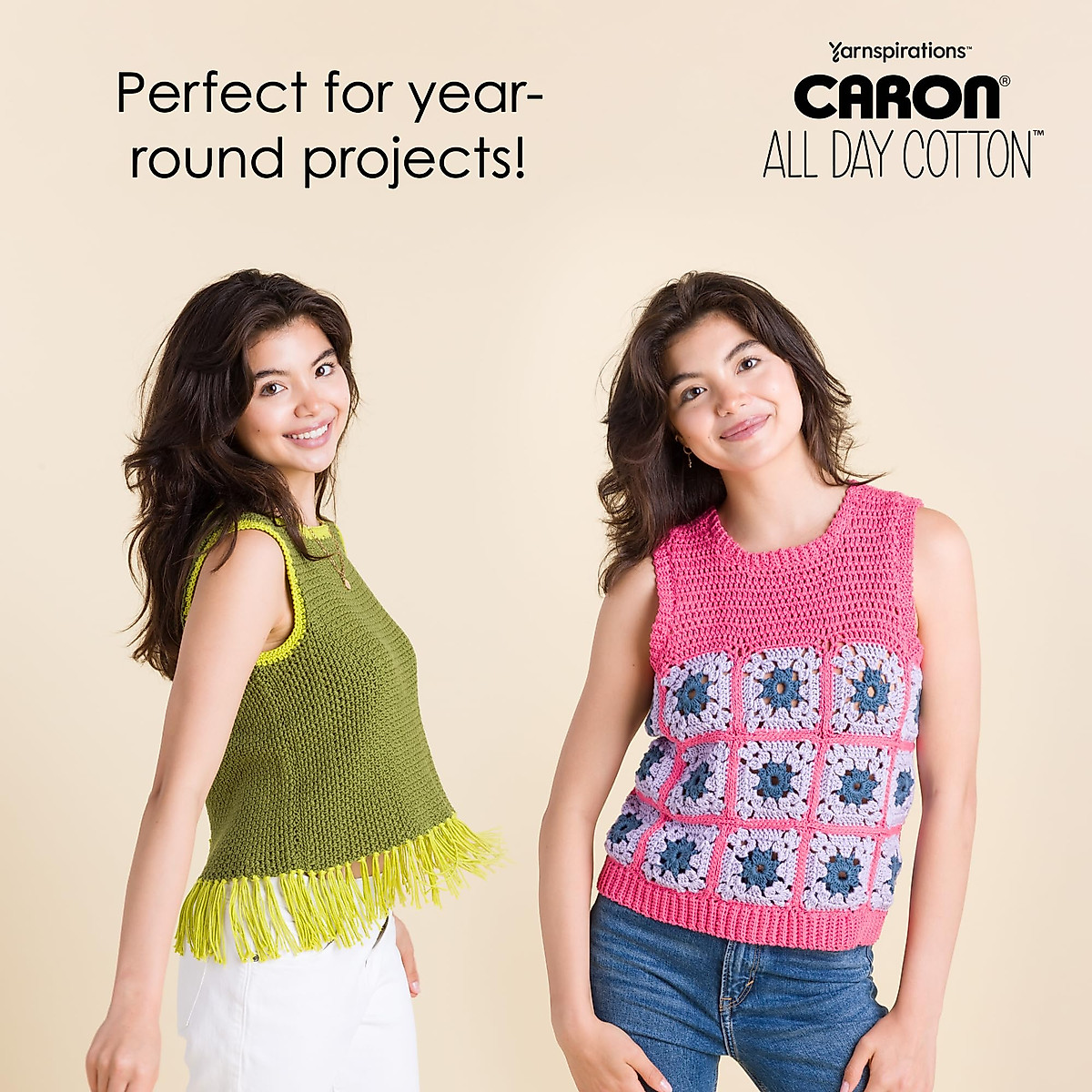 Caron All Day Cotton - 3 Pack of 173 Yards/3.52 oz Light Gray 100% Mercerized Cotton Yarn