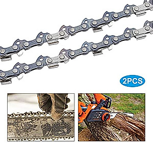 2Packs 14-Inch Chainsaw Chain Replacement for Portland Harbor Freight 64497 64498 3/8" LP 050" 52DL