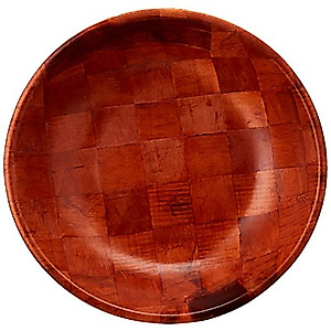 Winco WWB-20 Wooden Woven Salad Bowl, 20-Inch Brown