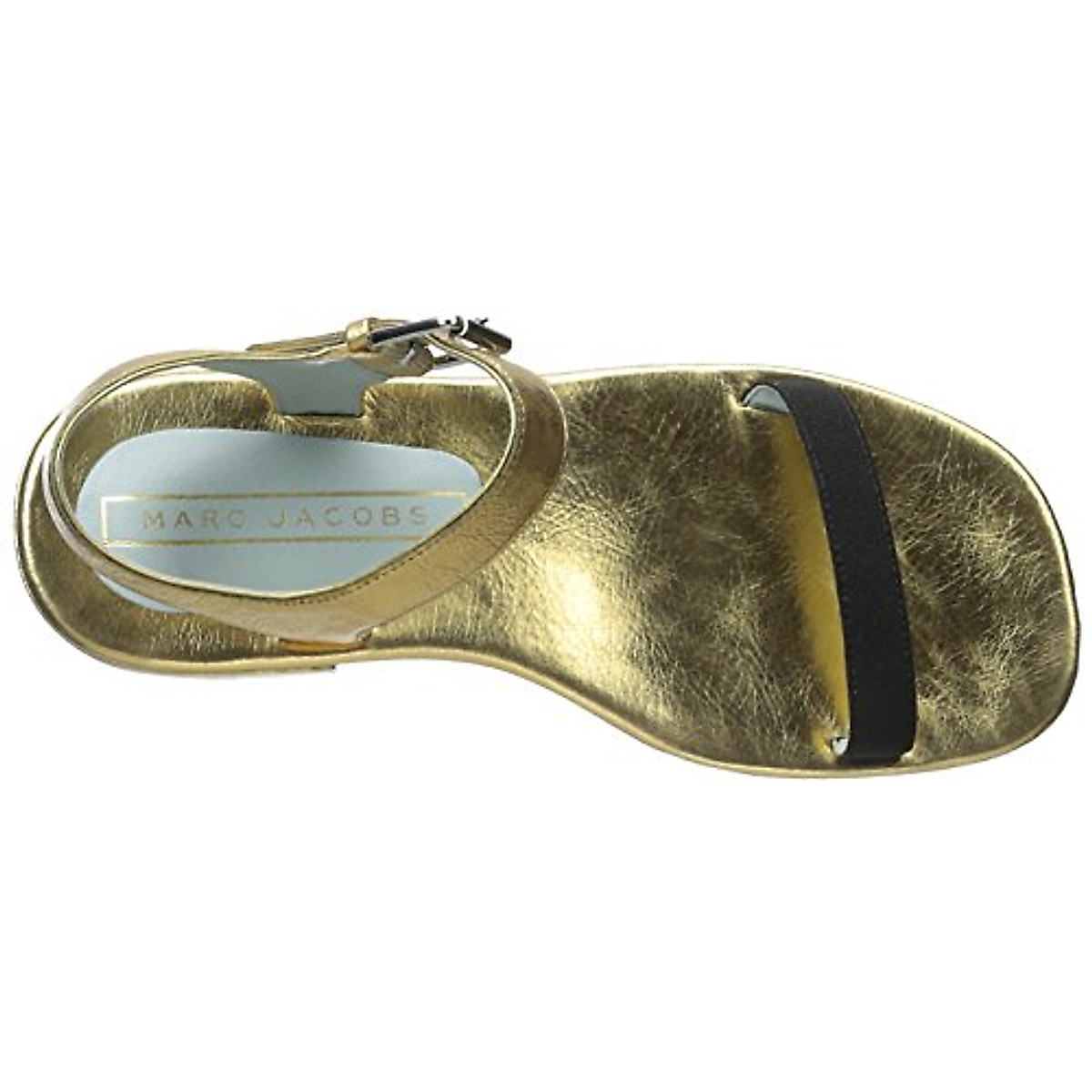 Marc Jacobs Women's Elizabeth Dress Sandal, Gold, 36.5 EU/6.5 M US