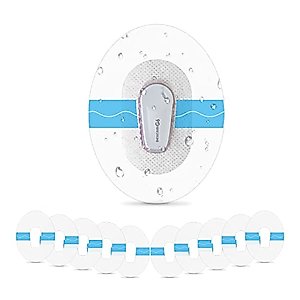 G6 Adhesive Patches-50Pack Waterproof Adhesive Patches for G6 Premium Transparent Overpatch 10 Days Long Stay Covers Easy to Use by One Hand