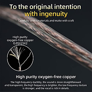 KZ ES4 In Ear Earphones Headphones,Yinyoo High Resolution Noise Cancelling Earbuds IEM Ergonomic Comfortable Hifi Bass Headphones Over Ear Monitor with Balanced Armature 2pin 0.75MM Cable(black nomic)