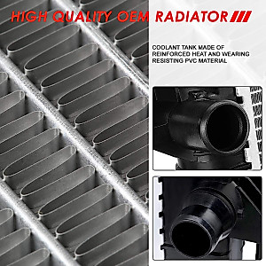 DPI 13099 Factory Style 1-Row Cooling Radiator Compatible with Ford F-150 Expedition Lincoln Navigator 4.6L 5.4L 6.2L AT 2009-2014, Aluminum Core