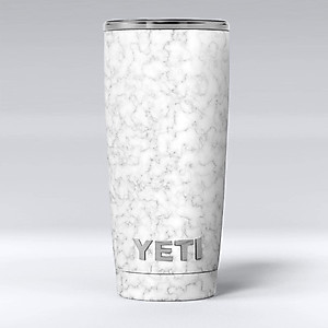 Design Skinz Slate Marble Surface V53 - Skin Decal Vinyl Wrap Kit Compatible with The Yeti Rambler Cooler Tumbler Cups