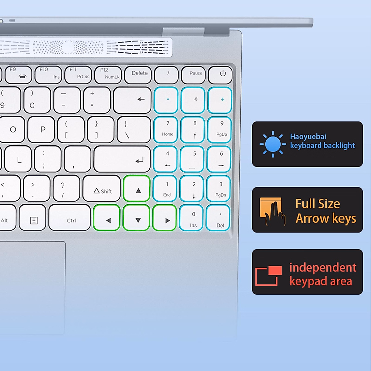 Jectse 15.6in Laptop, 2.4G 5G WiFi 16GB DDR4 RAM Quad Core 180 Degree Flip Notebook Computer with Backlit Keyboard, HD IPS Screen, 5000mA Battery for Windows 11 (16G+256G US Plug)