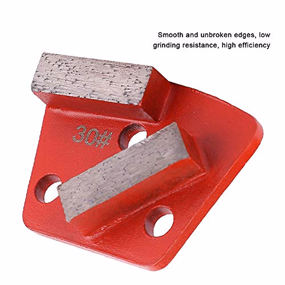 Sluffs Diamond Grinding Disc Pad,3PCS Trapezoid Diamond Floor Grinding Pad Disc Grit Metal Bond Scraper