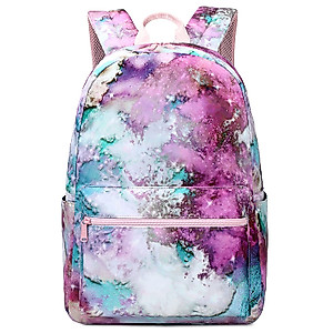 Abshoo Cute Lightweight Tie Dye Backpacks for Teen Girls Elementary Middle High School Bookbag (A Tie Dye )