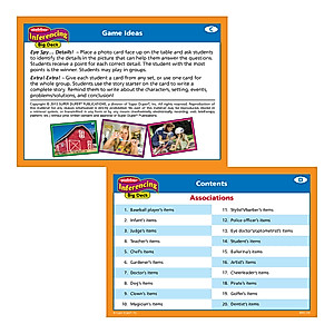 Super Duper Publications | Webber Inferencing Big Photo Flash Cards | Predicting, Reasoning and Critical Thinking Skills Fun Deck | Educational Learning Materials for Children